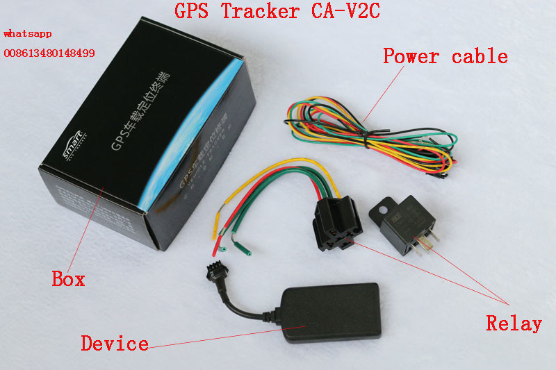 High Sensitivity Car GPS Tracker With Three Colors LED Display , ACC ...